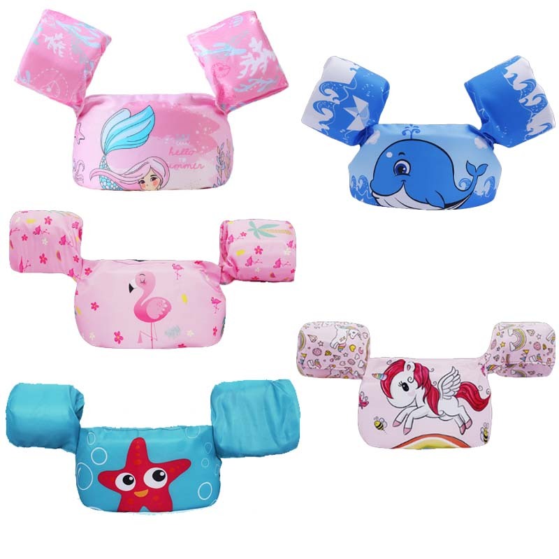 Children's Swimming Safety Vest Life vest for Kids Inflatable Life ...
