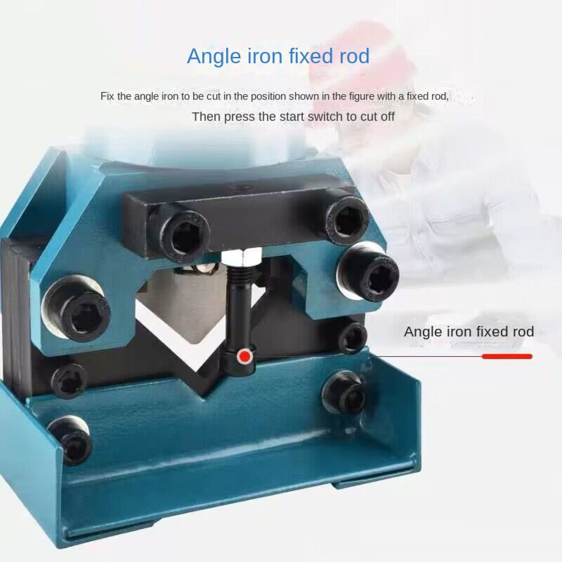 MH-60 Electric Hydraulic Angle Steel Cutting Machine Portable Angle ...