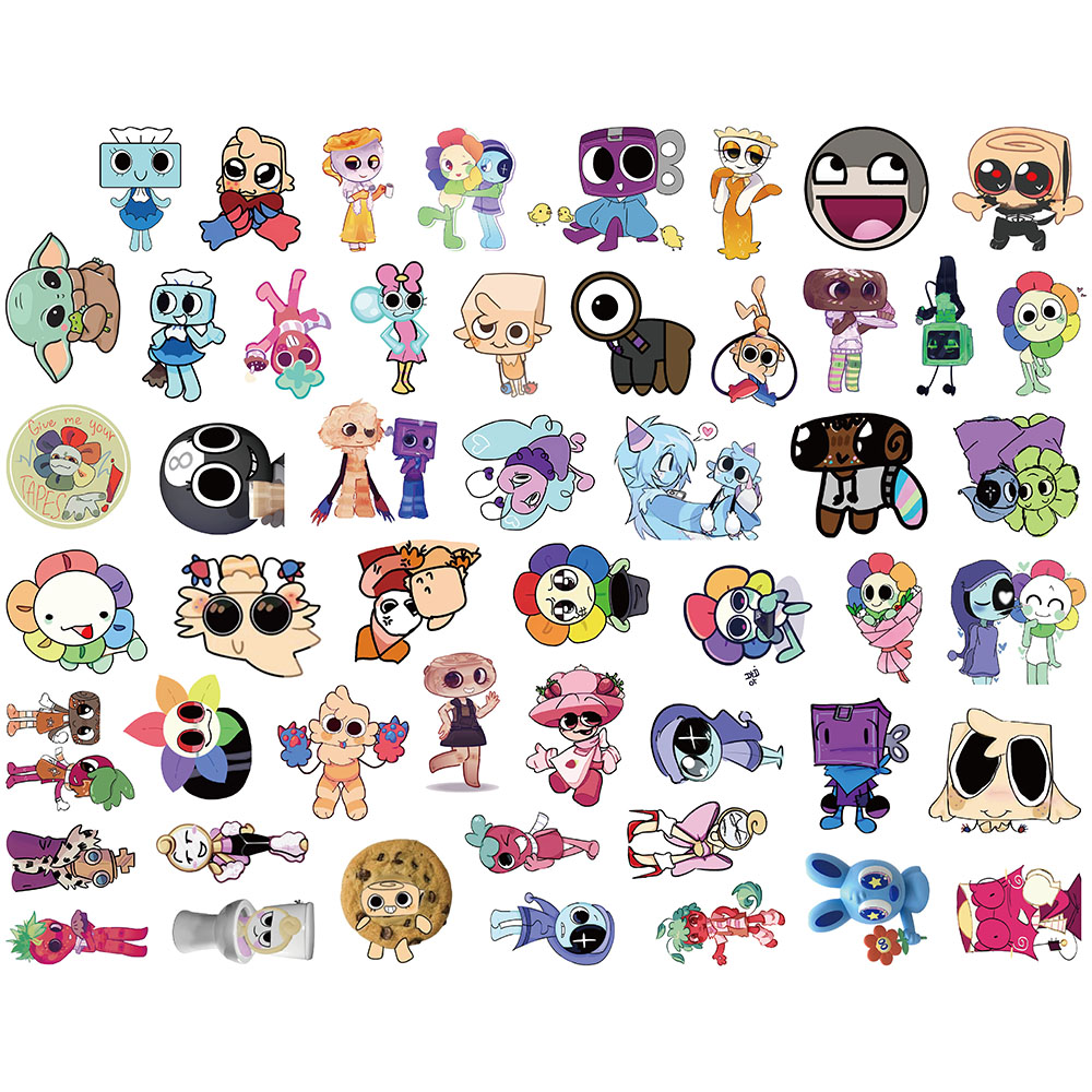[Large Sticker]51Pcs Dandys World Stickers Dandy's World DIY Stickers ...