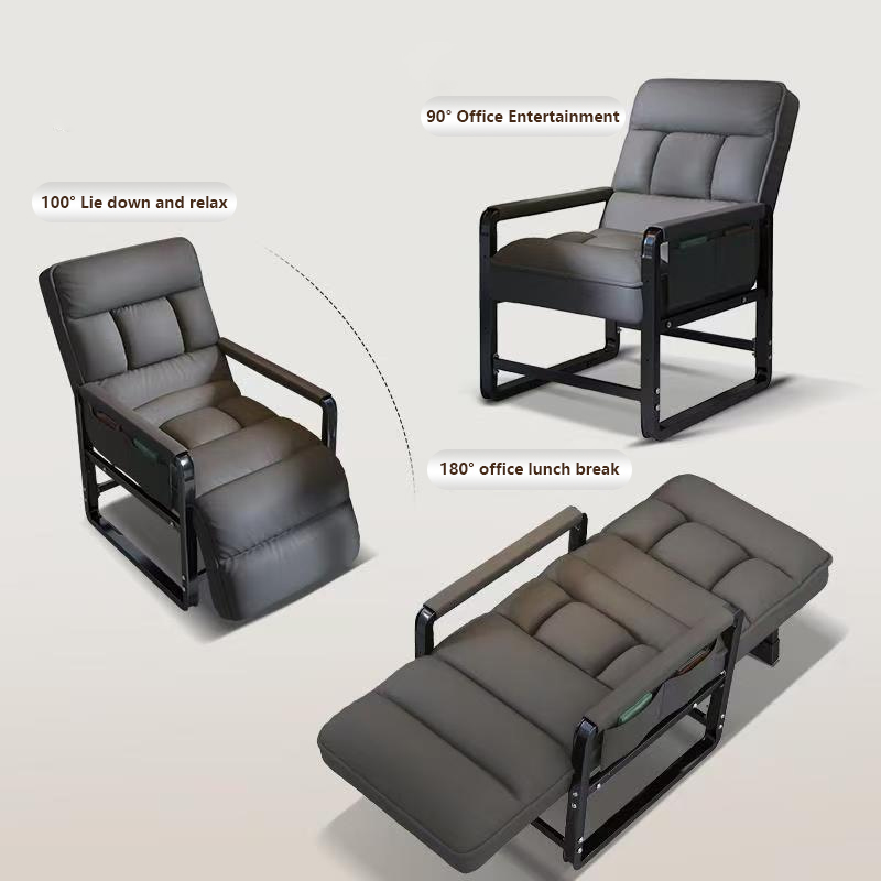 Lazy person recliner folding lunch break artifact office dual-use ...