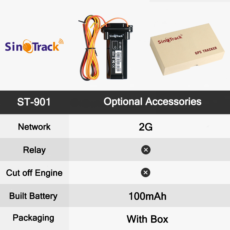 SinoTrack Mini Waterproof GPS tracker ST-901 Original For Car ...