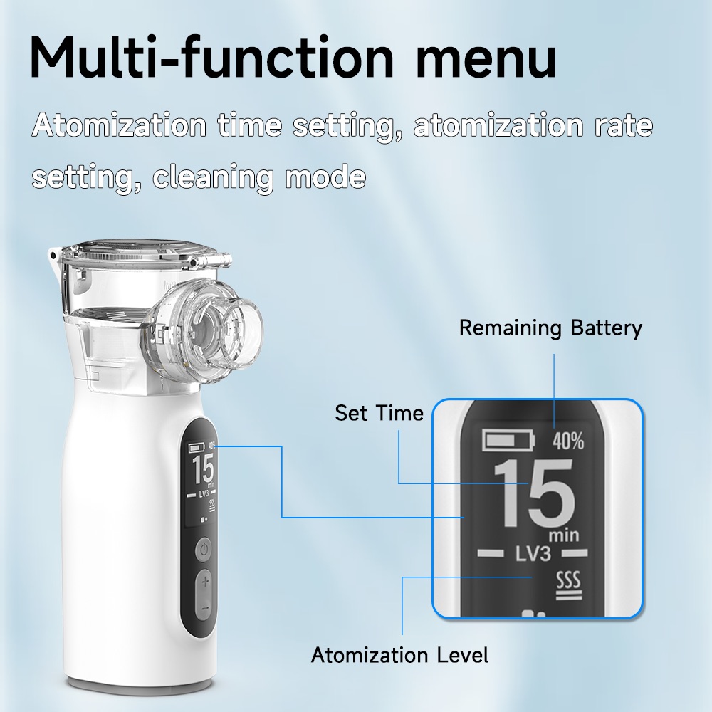 Yongrow Rechargeable Mesh Nebulizer Portable Machine For Asthma Machine ...