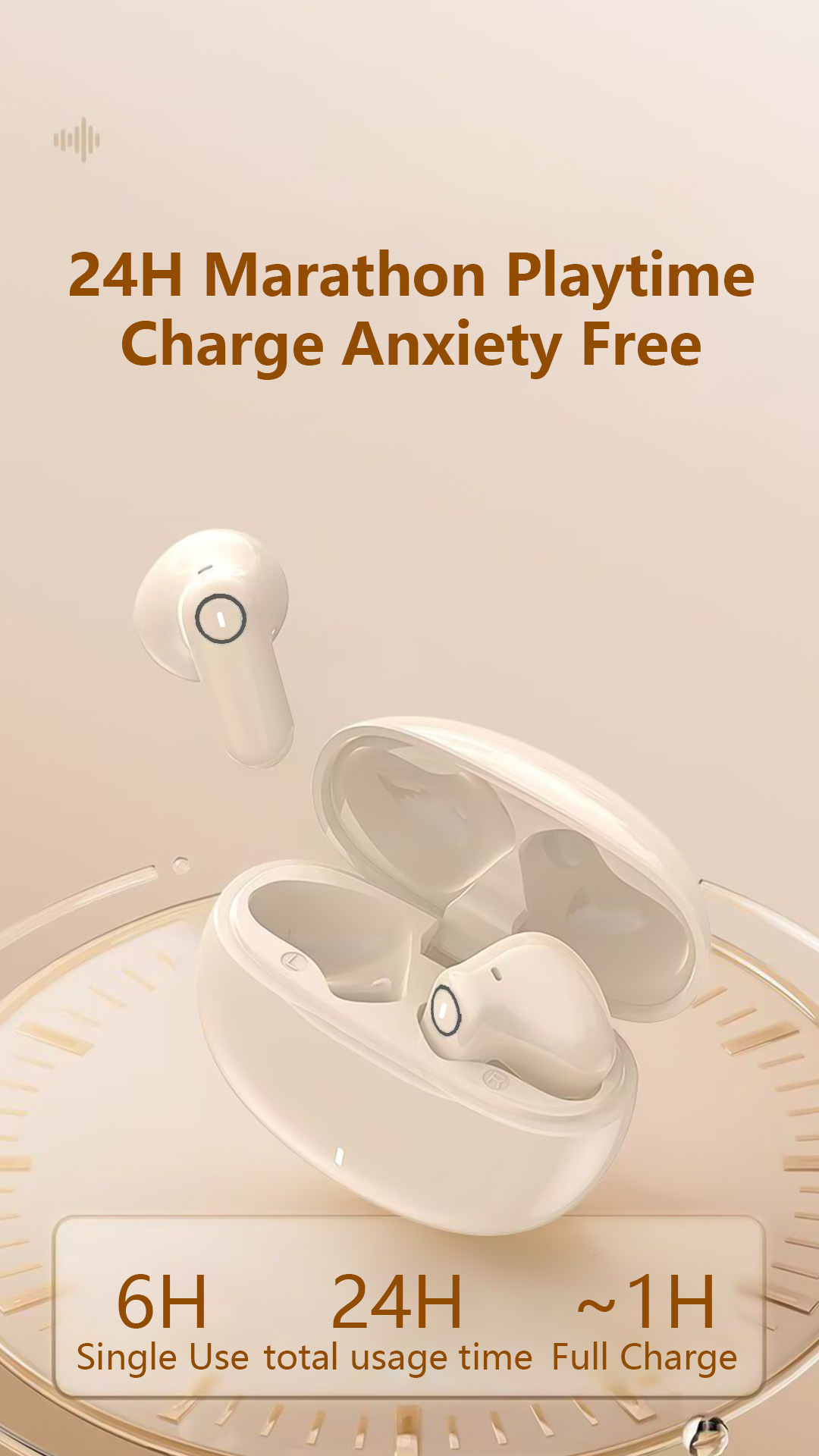 KY5 Mini Earphones with Touch Controls and ENC Noise Cancellation ...