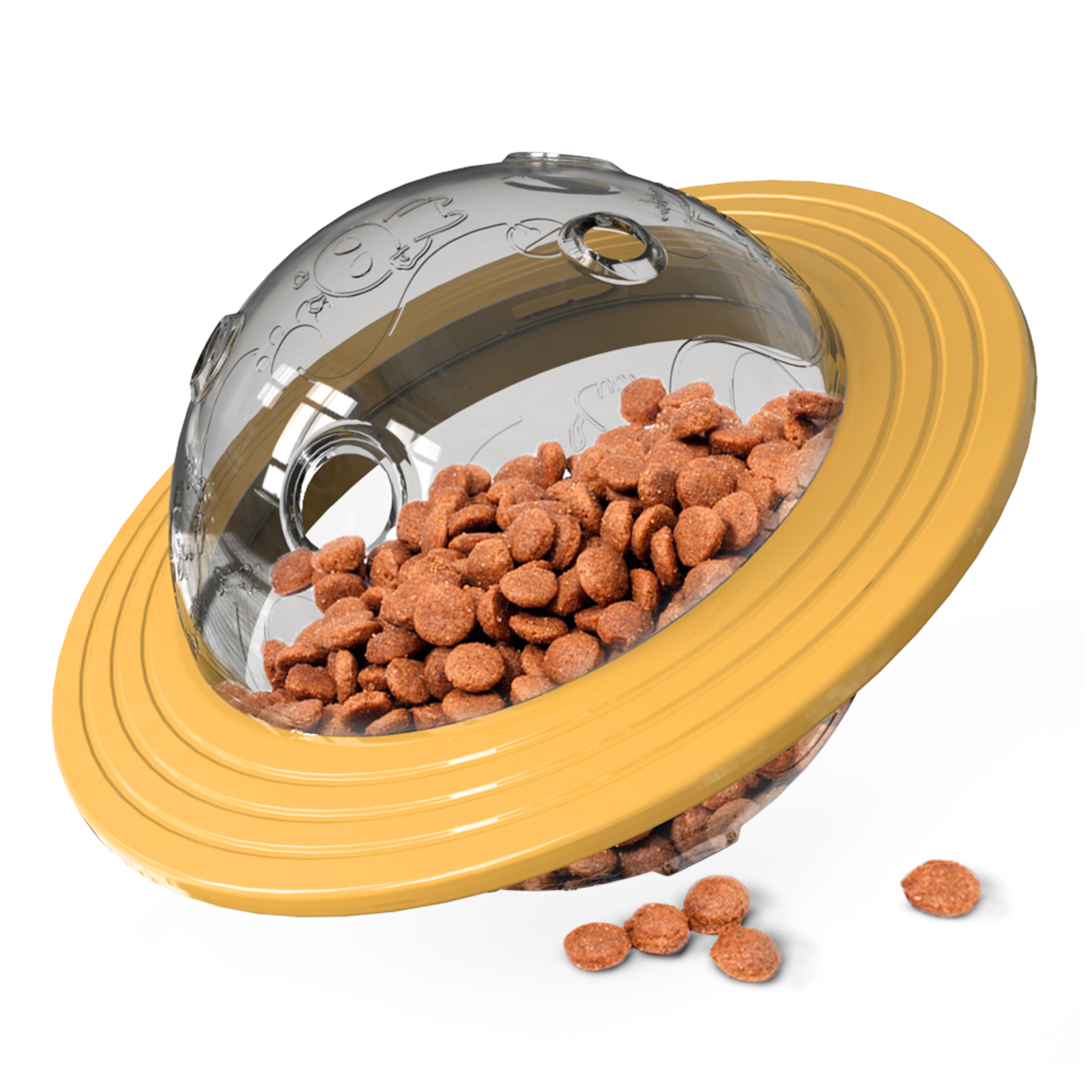 Pet Frisbee Leaky Food Ball Relieve Anxiety Enhanced IQ Outdoor Flying ...