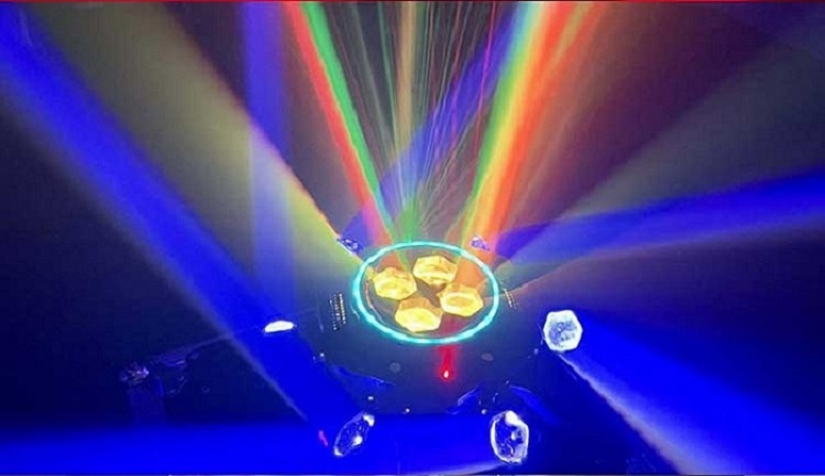 JC 6 Arm Beam Light with Aperture 150W Moving Head RGB 2 in 1 Beam ...