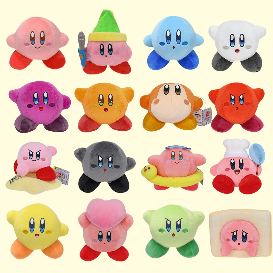 17 Style Game Kirby's Dream Land Plush Toy Kirby Plush Toys Doll Hold ...