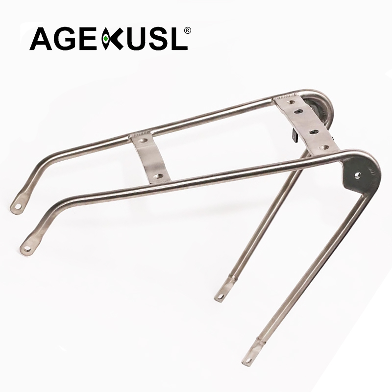 AGEKUSL Bike Rear Racks Easy Wheel Cargo Racks Titanium Rack Use For ...