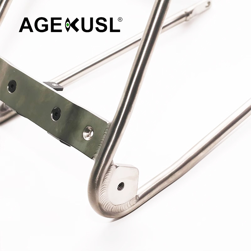 AGEKUSL Bike Rear Racks Easy Wheel Cargo Racks Titanium Rack Use For ...