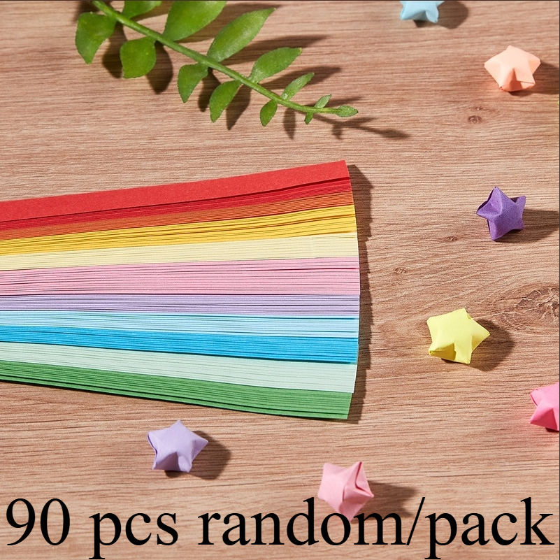【JY】Star paper strip lucky star origami handmade origami nightlight ...