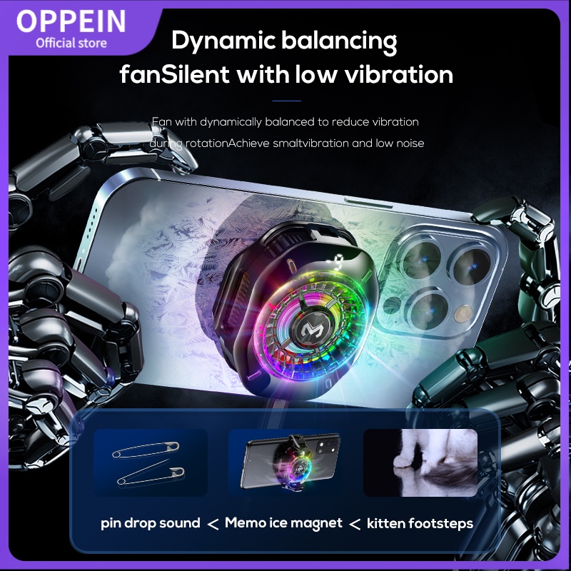 MEMO CX10 Mobile Phone Cooler Radiator Magnetic/Back-clip 2 IN 1 Phone ...