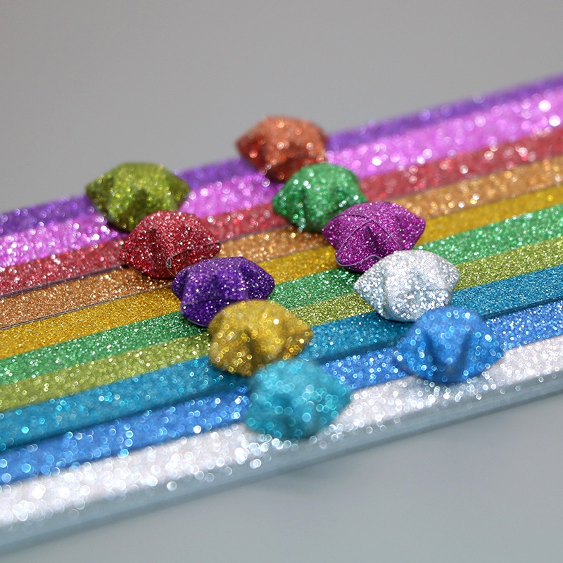 【JY】Star paper strip lucky star origami handmade origami nightlight ...