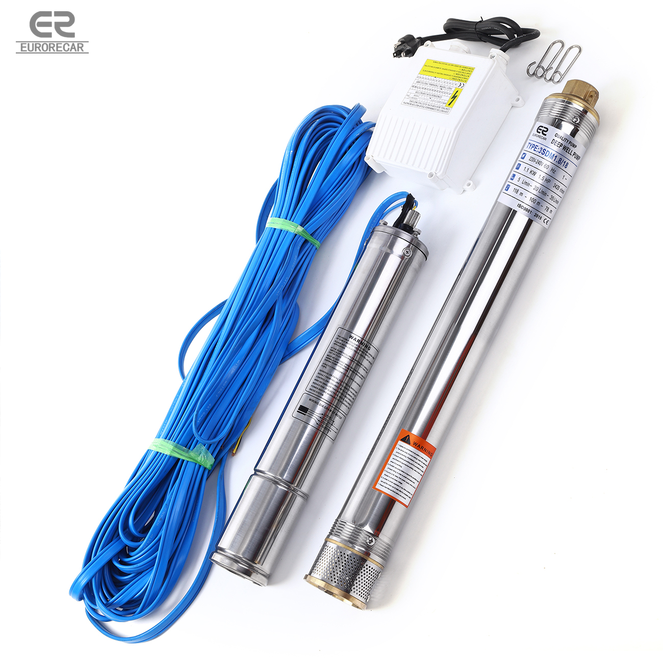 220V 60Hz 2HP Submersible Water Pump3 inches Single Phase Deep Well ...