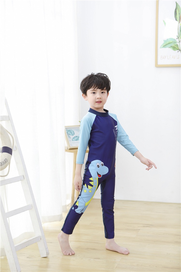 Boy's New Blue Colorblock Swimsuit, Stylish and Trendy Design, Perfect ...