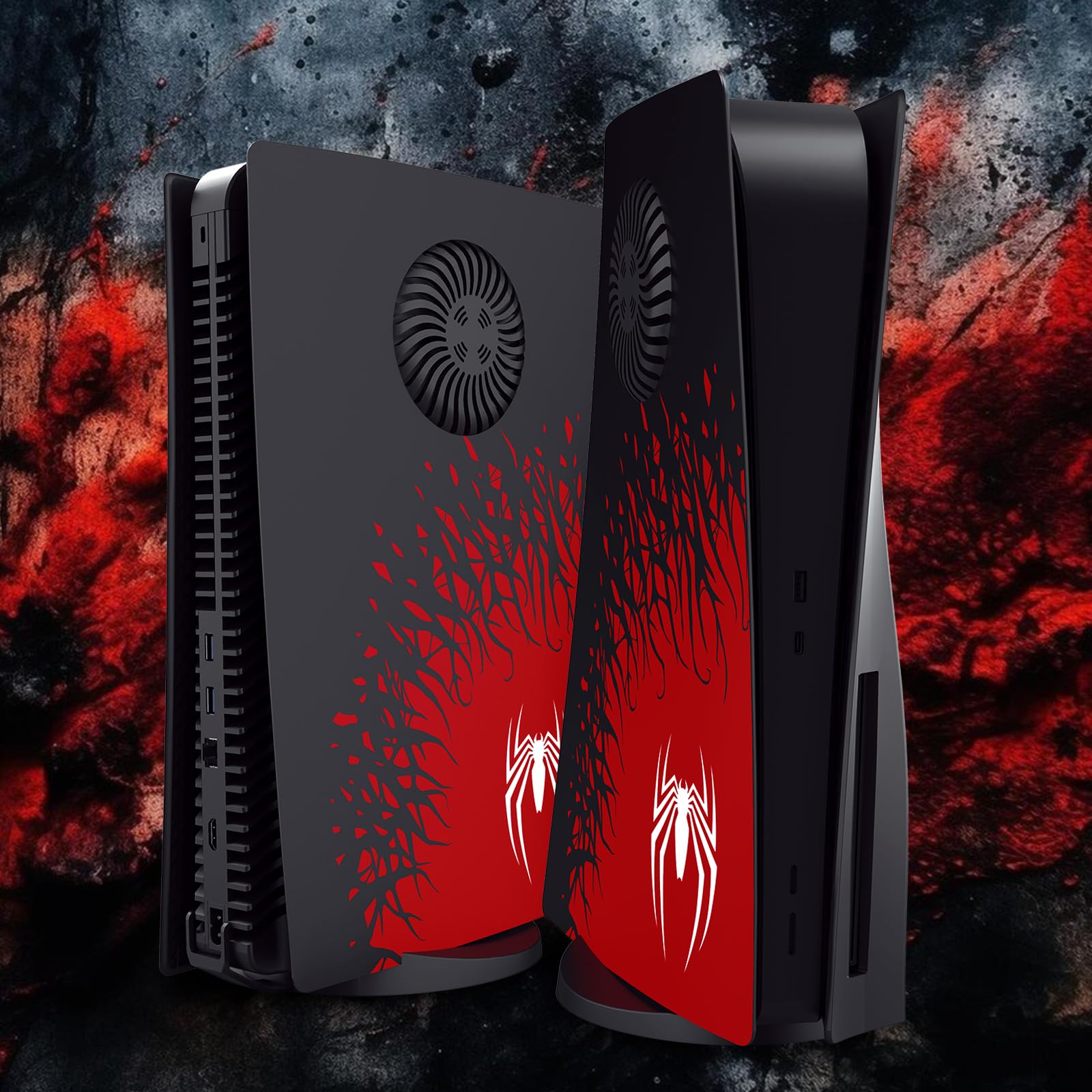 Cover Plates for PS5 Disc/Digital Edition, Faceplate with Cooling Vent ...