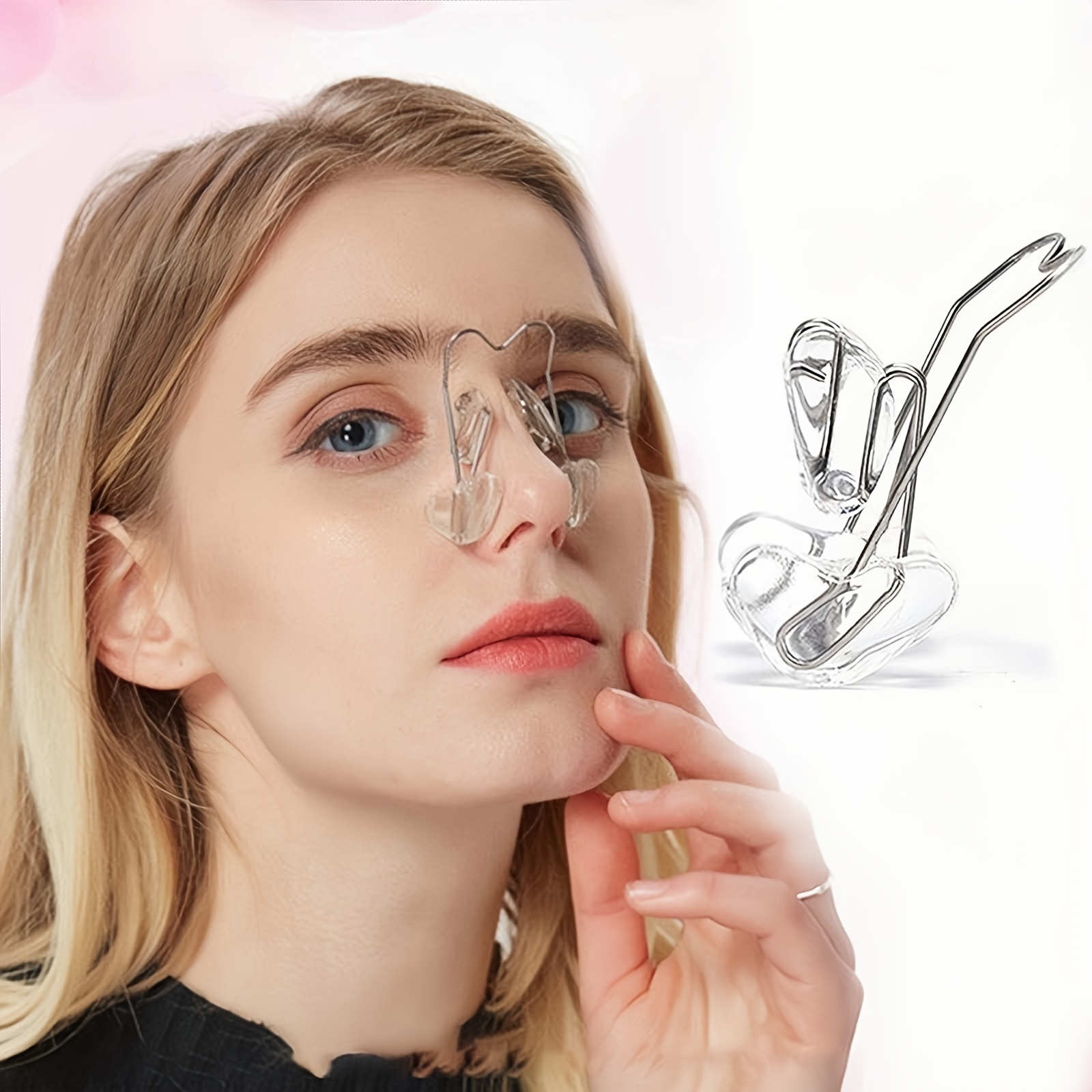 1pc Nose Up Lifter, Non-Surgical Nose Shaper, Adjustable Clear Nose ...