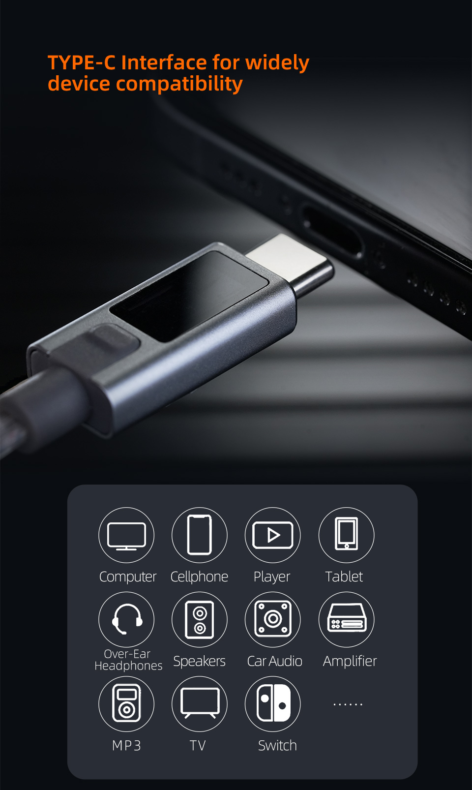 KZ M2 Earphone Cable DAC Decoding Type C Dual Mic Silver Plated Upgrade ...