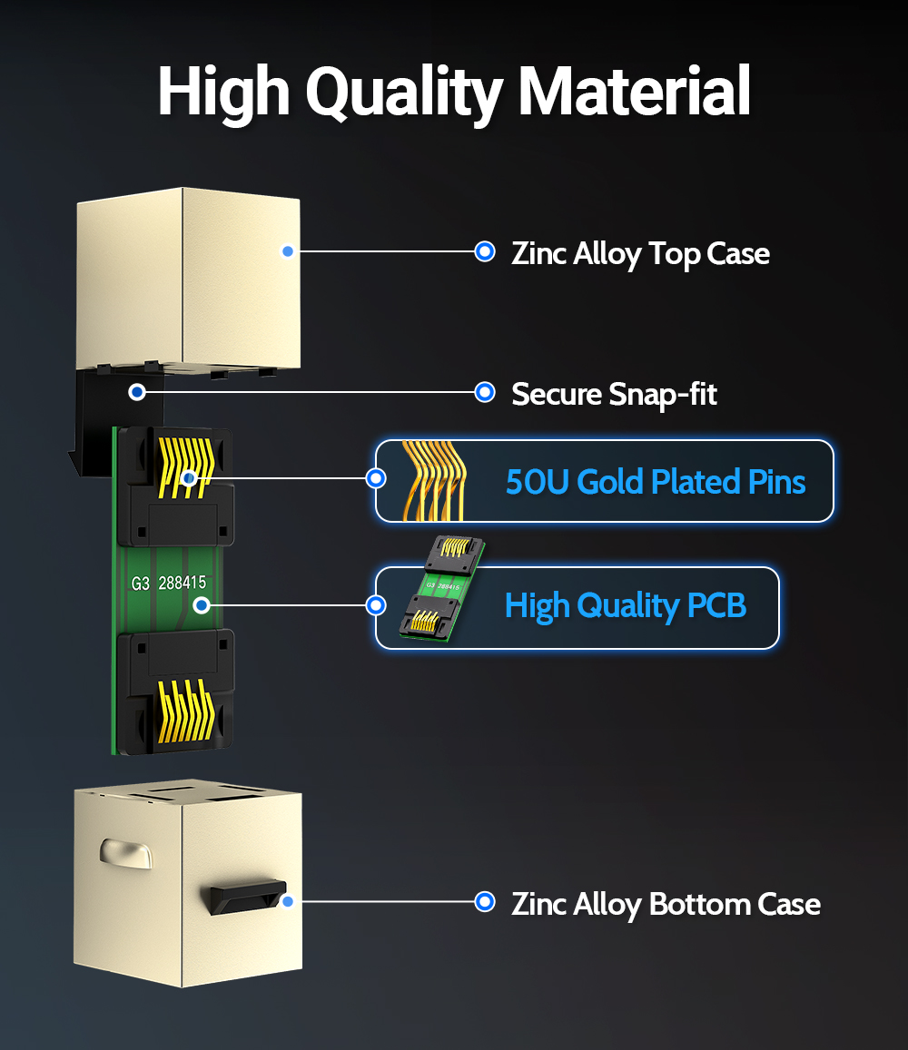 AMPCOM 1U 24-Port Keystone Patch Panel,STP Rack-Mounted with Rear Cable Management Bar, STP Pass ...