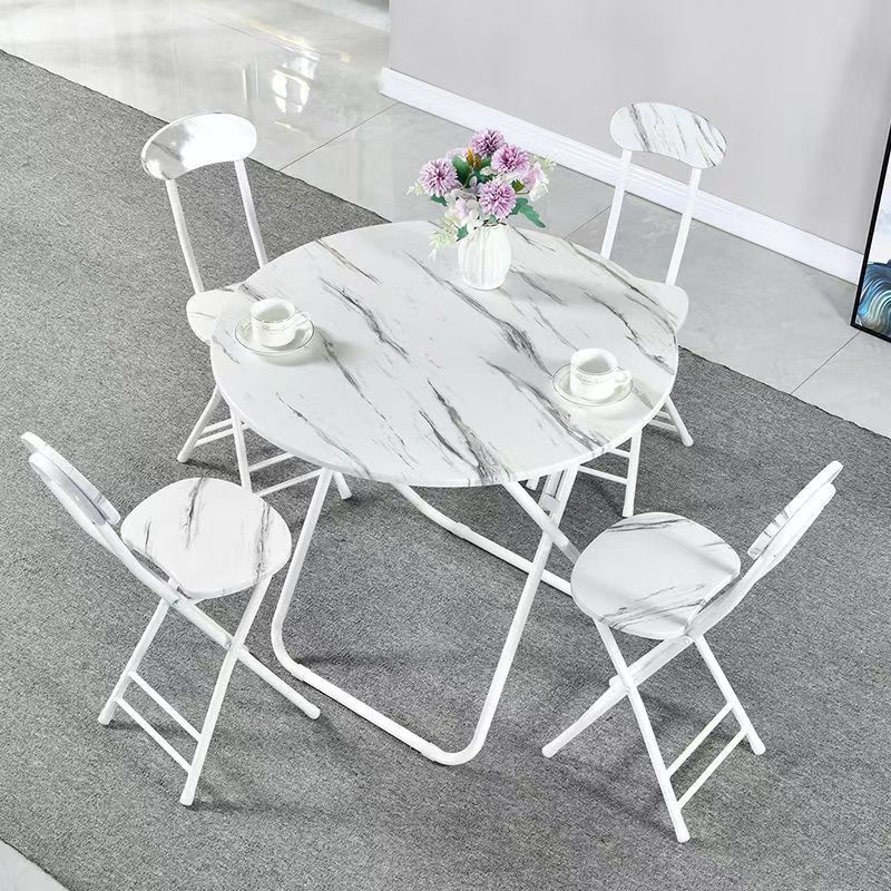 Folding Table Rectangular Dining Table Study Table Multipurpose DiningTable Portable Foldable ...