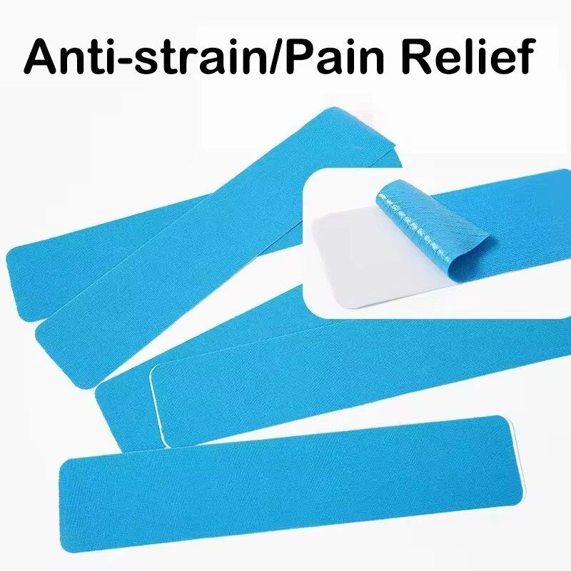 NEENCA 5cmX 5M Pre Cut Kinesiology Tape Elastic Exercise Muscle Patch ...