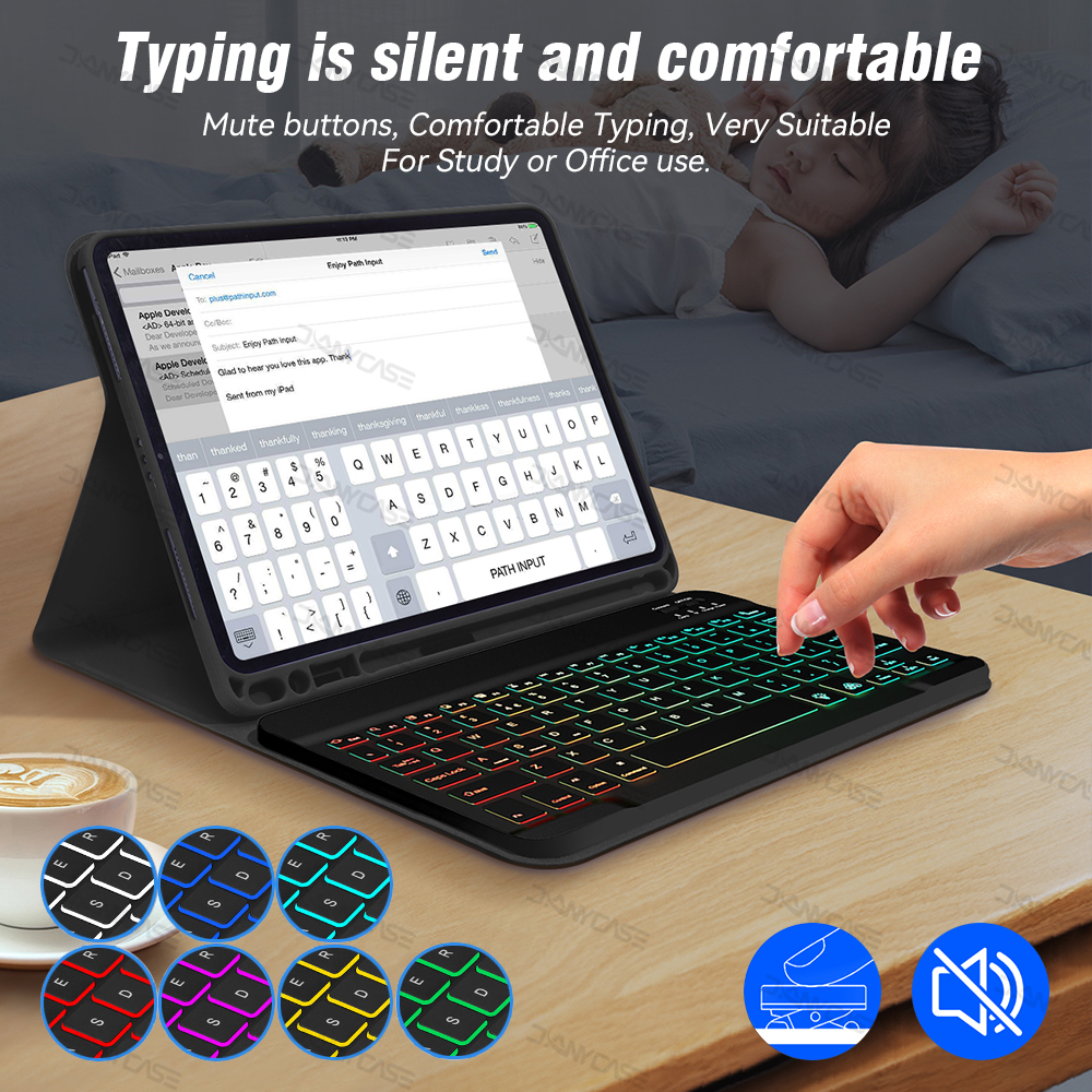 Backlight Keyboard Case for 2023 HUAWEI MatePad 11.5S/11.5 inch Huawei ...