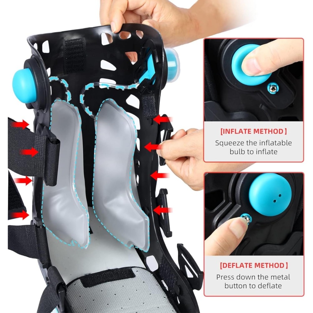 Aircast Boots Ankle Spin Fracture Walking Artifact Plaster Shoe Guard ...