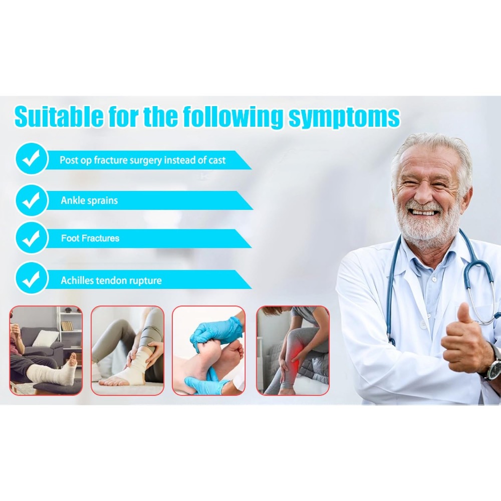 Aircast Boots Ankle Spin Fracture Walking Artifact Plaster Shoe Guard ...