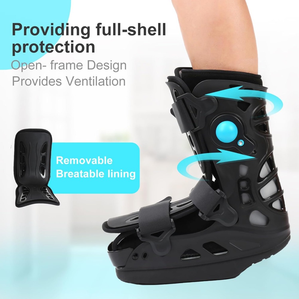 Aircast Boots Ankle Spin Fracture Walking Artifact Plaster Shoe Guard ...
