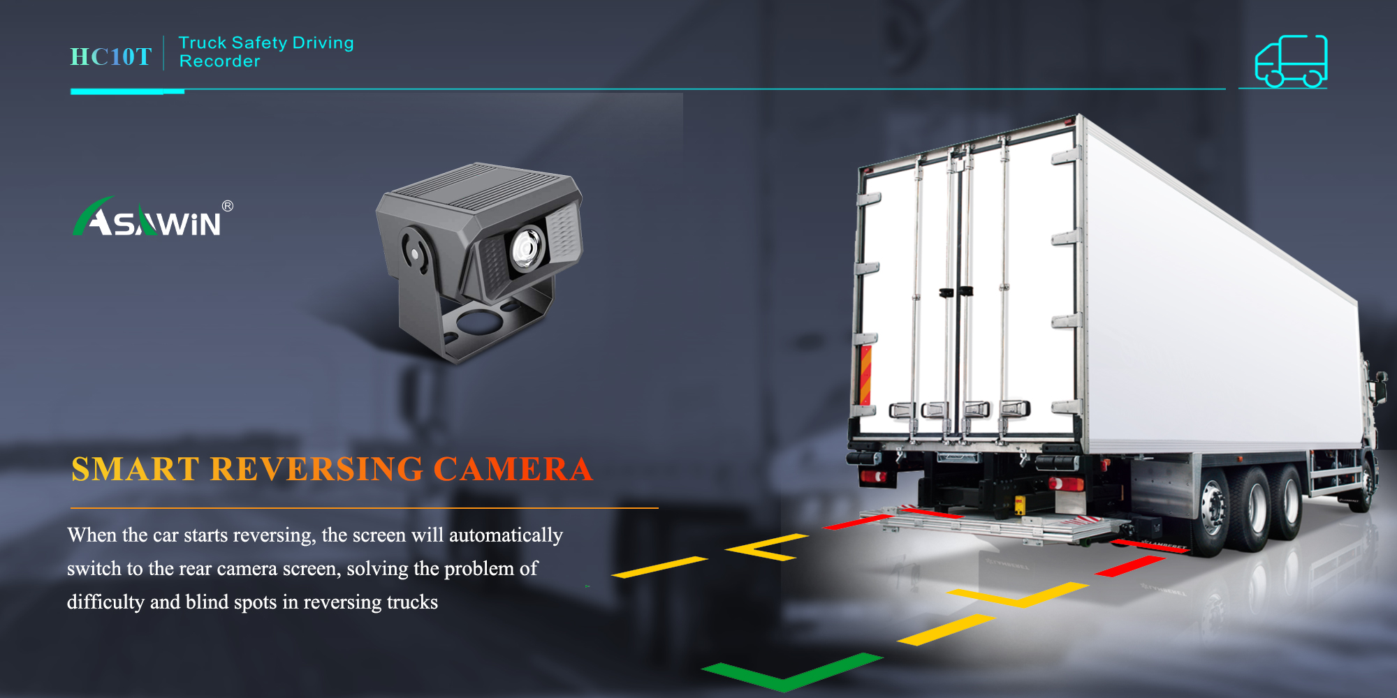 10 Inch carplay Monitor Truck Lorry 360 Degree Driving AHD Camera 5 ...