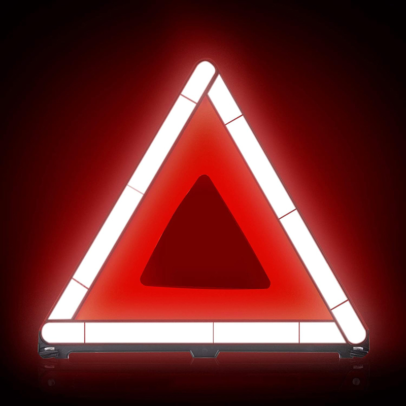 Car Early Warning Device Signage Car Safety Warning Reflective Triangle ...