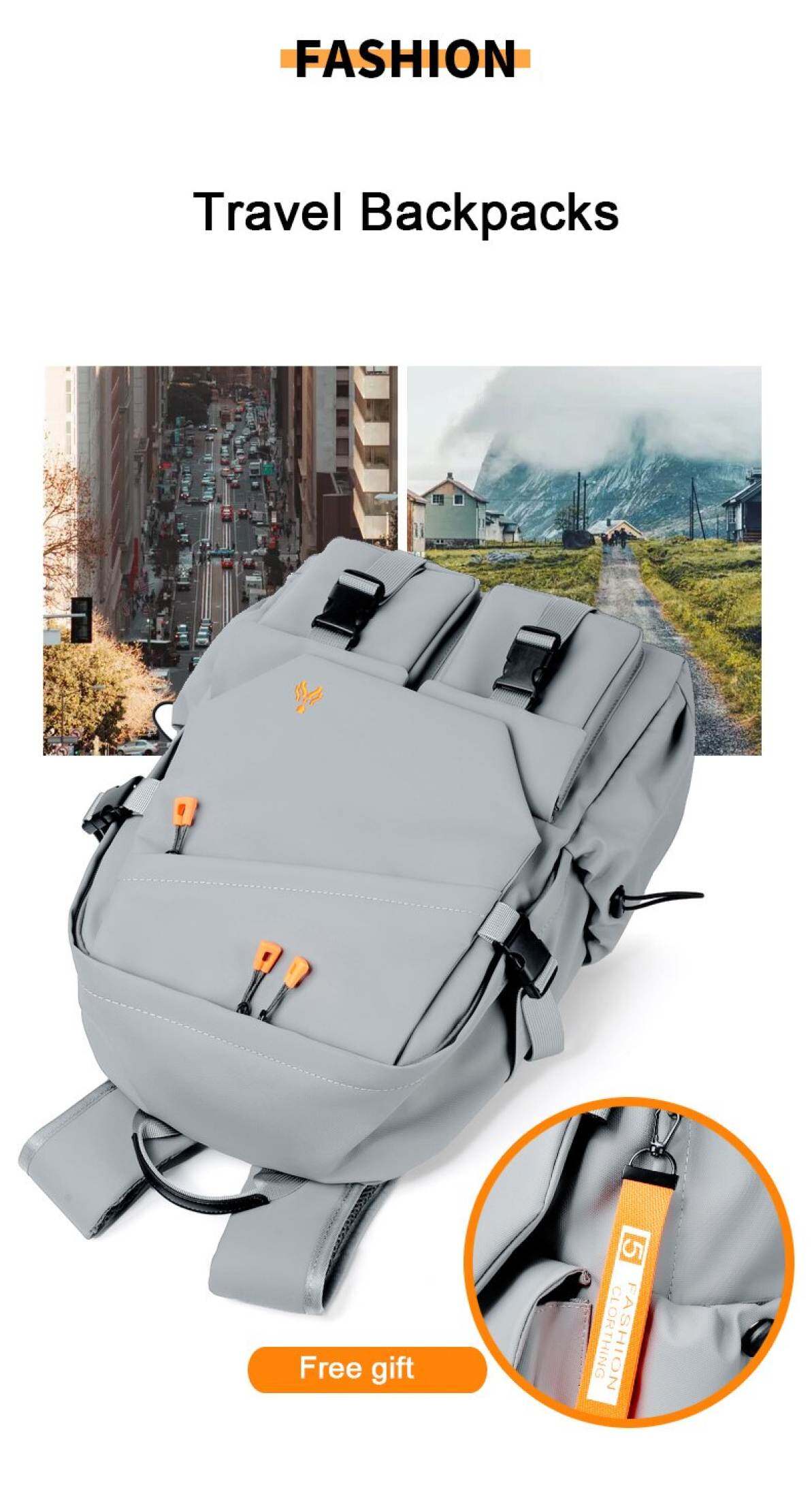 StarZone Men's Backpack Large Capacity Leisure Trend Sports Computer ...