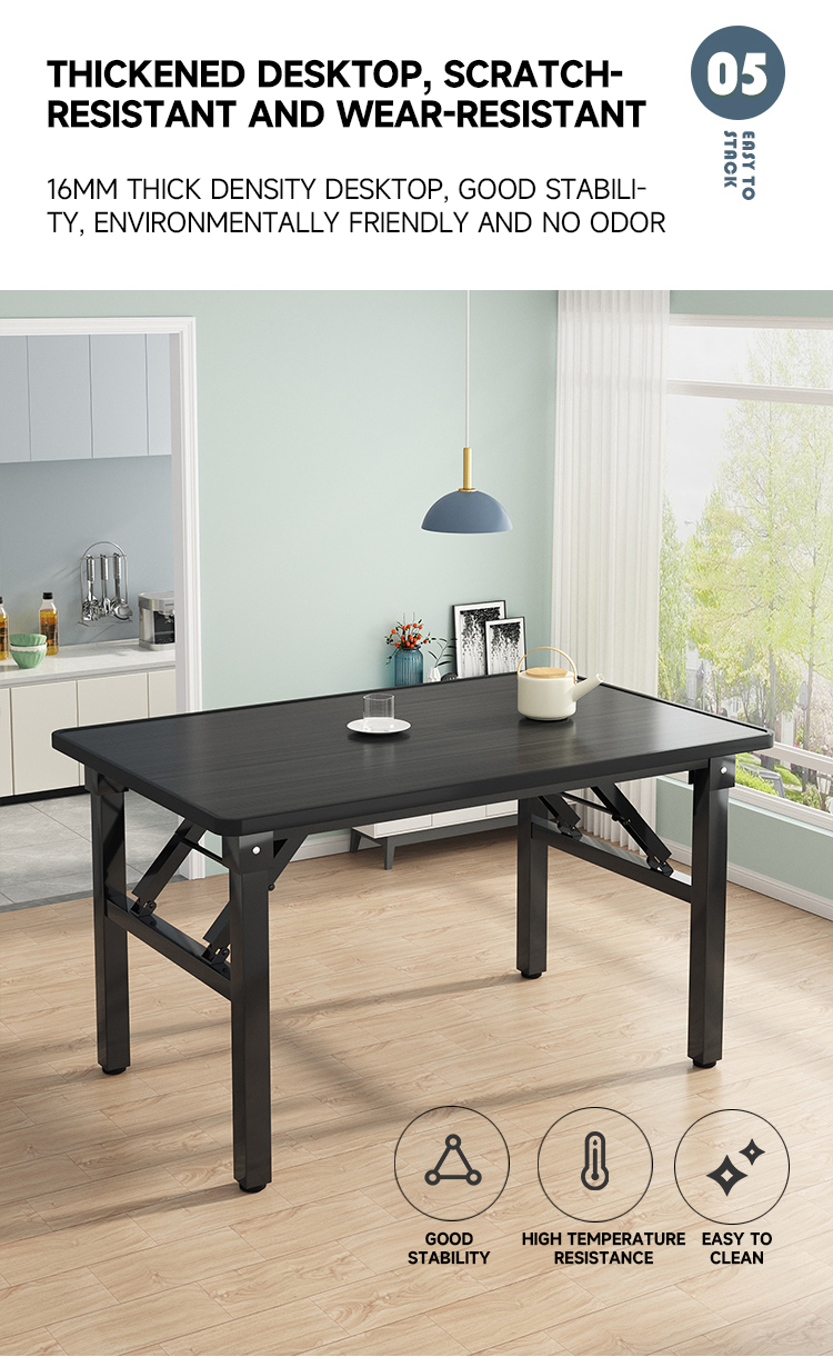 Portable Foldable Table Office Table Study Desk Dining Desk Gaming ...