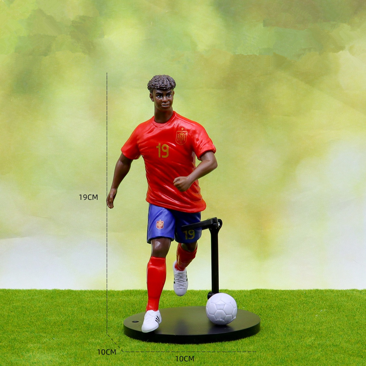 Football star doll figurine model 19cm Messi/Cristiano Ronaldo/Mbappe ...