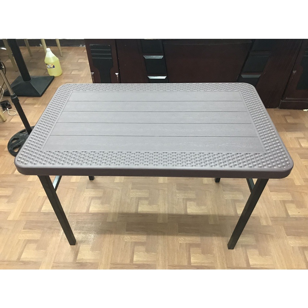 STARLIGHT Foldable Plastic Rattan Table Dining Table High Quality ...