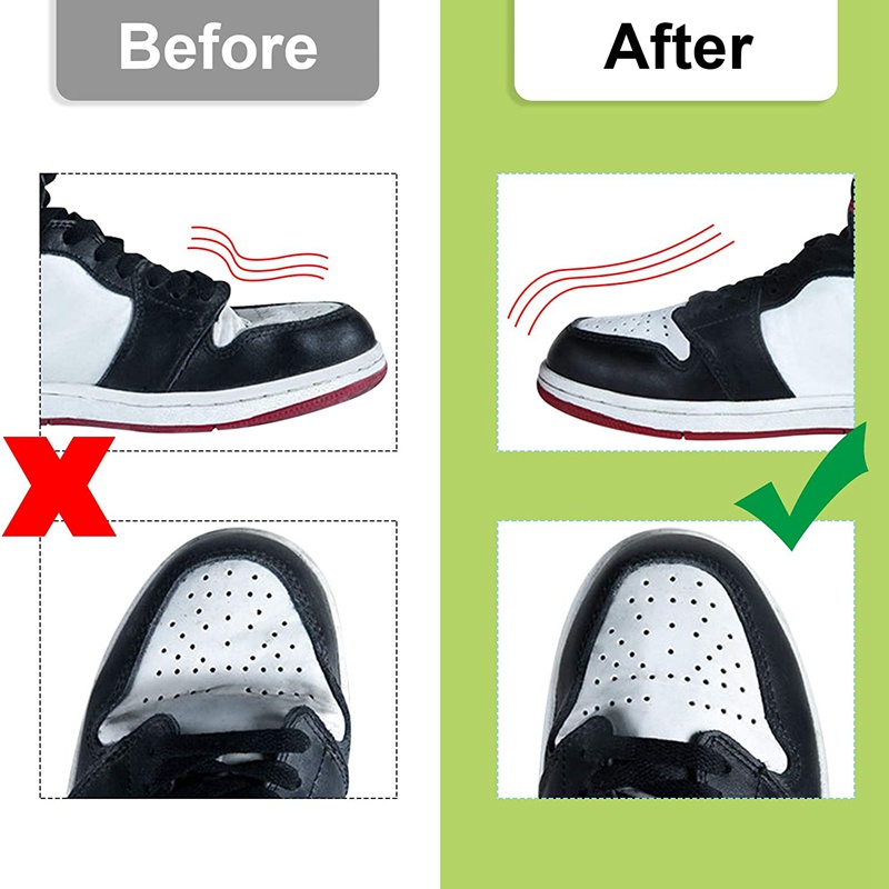 2PCS Anti-Crease Shoe Caps - Protect Sneakers from Folding & Damage for ...