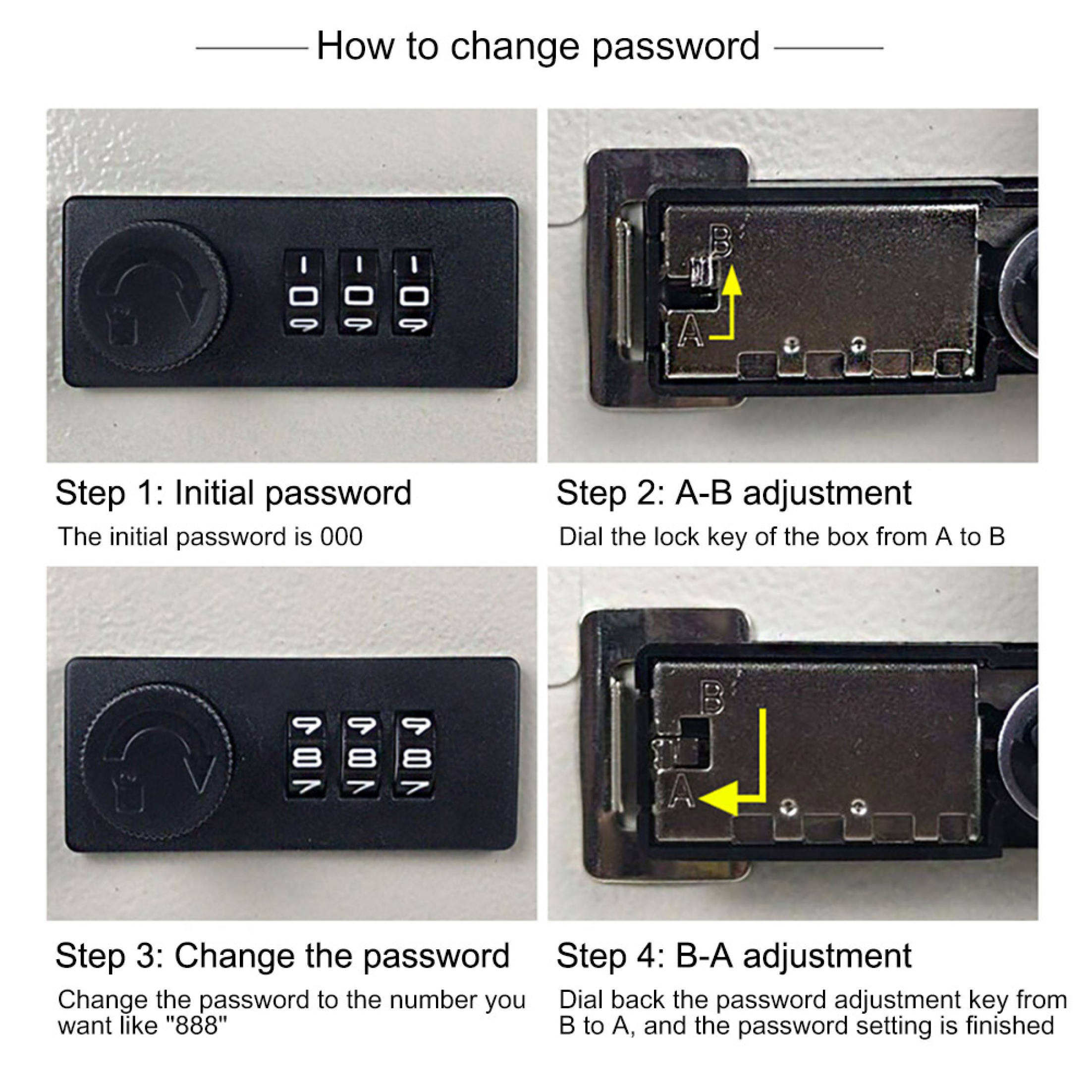 Home Wall Mounted Storage Security Password Key Safe Box | Shopee ...