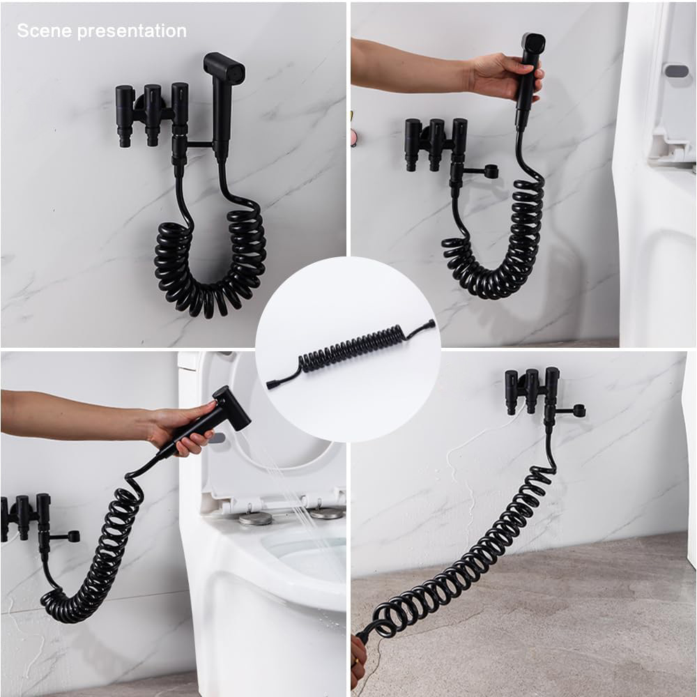 Bidet Set For Toilet Bathroom Pressurized Plastics Bidet Spray Shower ...