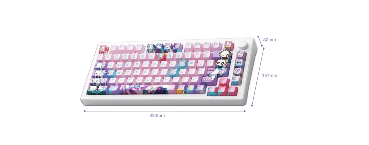 Akko 7th Anniversary MOD 007 PC Hot-swappable Wireless Mechanical ...