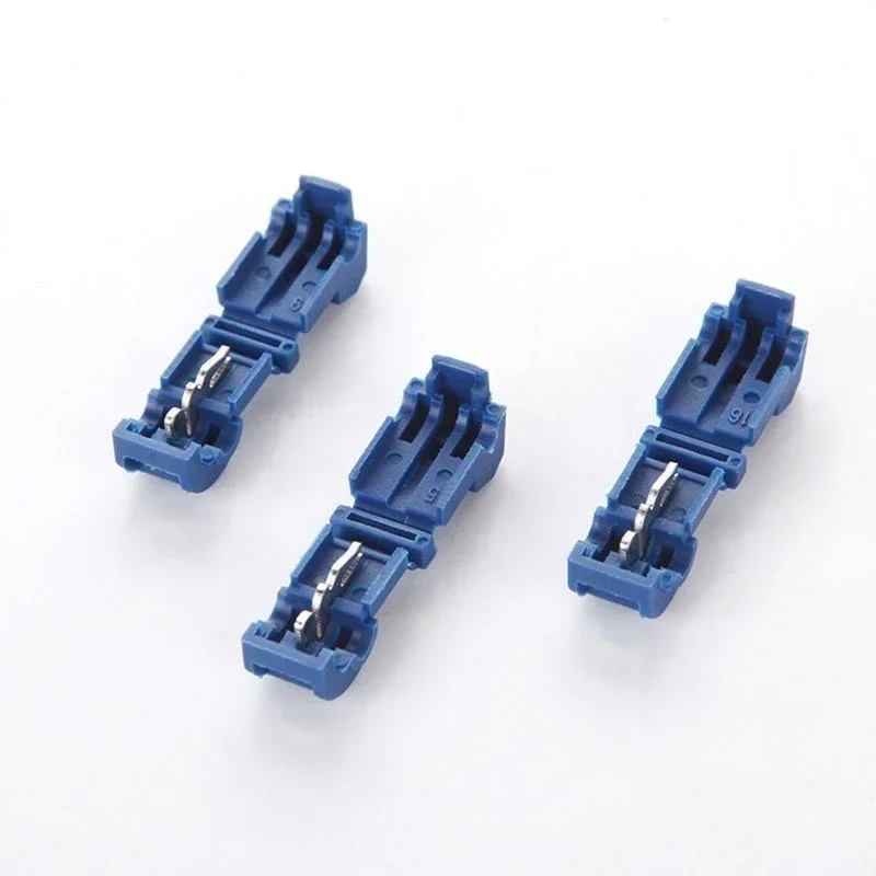 60/120PCS Boxed,T-type Crimp Terminal,Wire Connection Clip Quick ,Peel ...