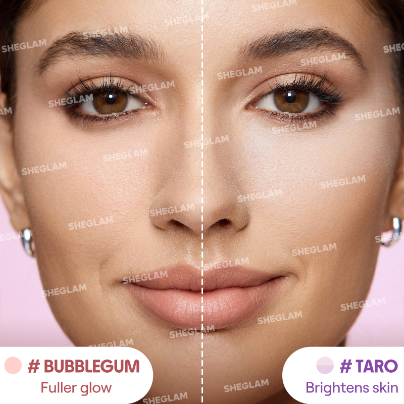 SHEGLAM 2 In 1 Setting Powder Duo- Pink Oil Control Loose Powder Matte ...