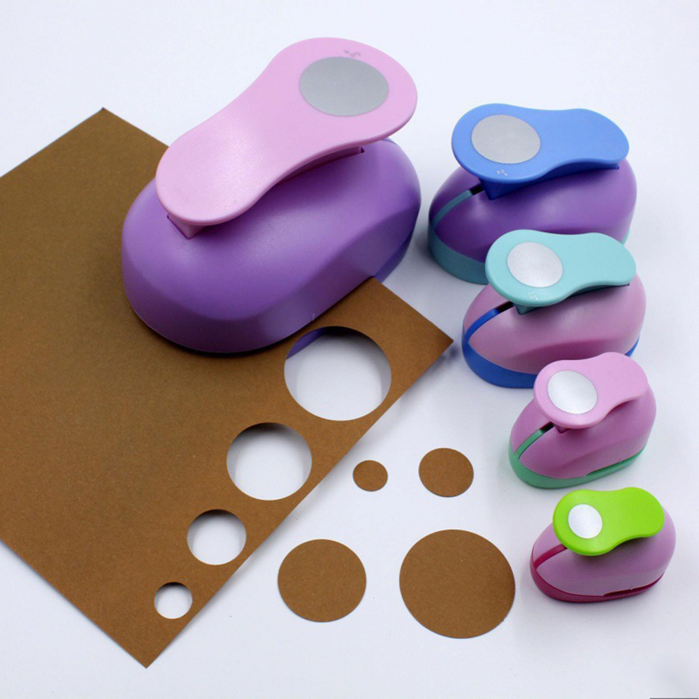 Craft Round Hole Puncher , Different Sizes Round Circle Paper Punch ...