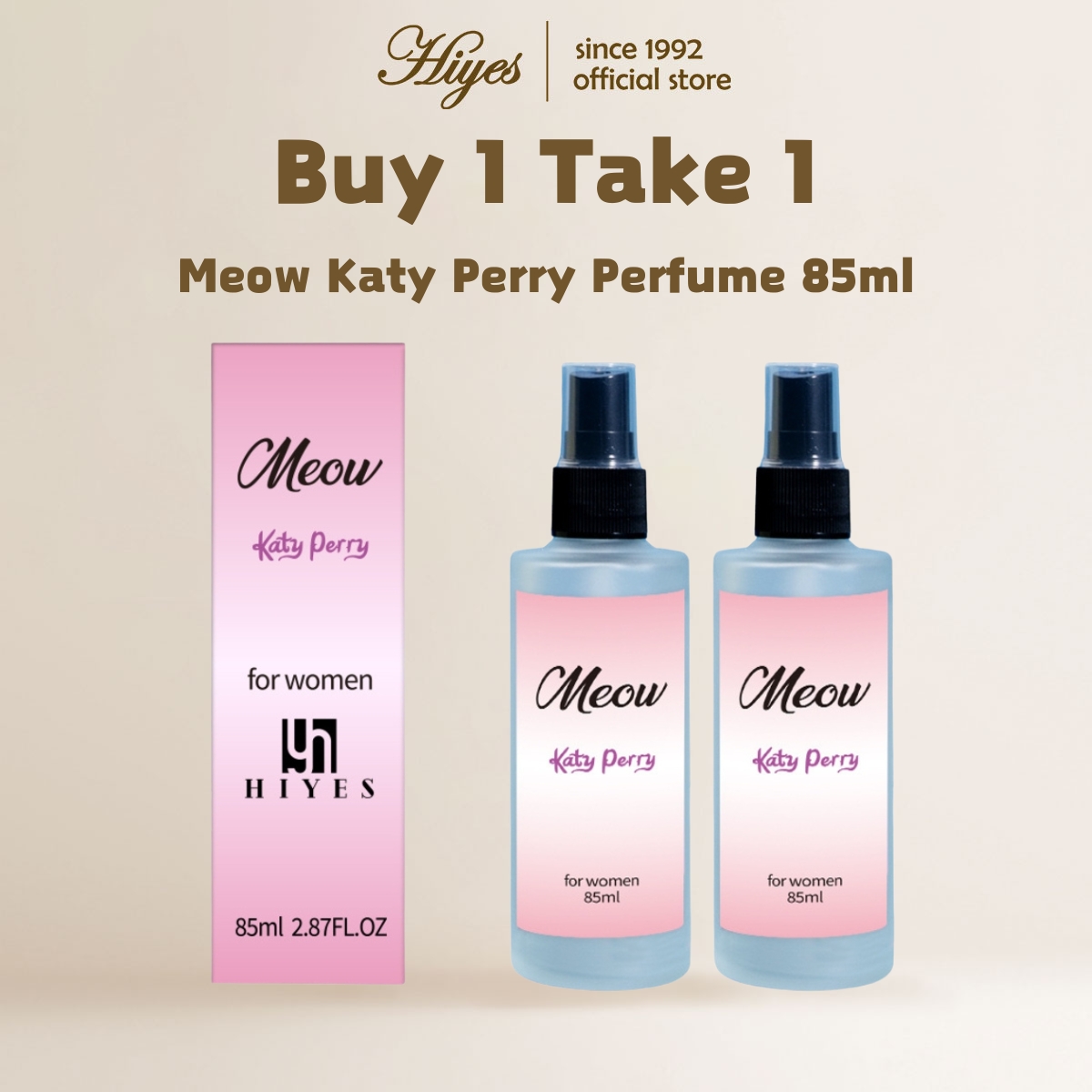 HIYES【Buy 1 Take 1】MEOW best selling 85ml oil based Perfume for women Katy Perry Perfume 30%Oil ...