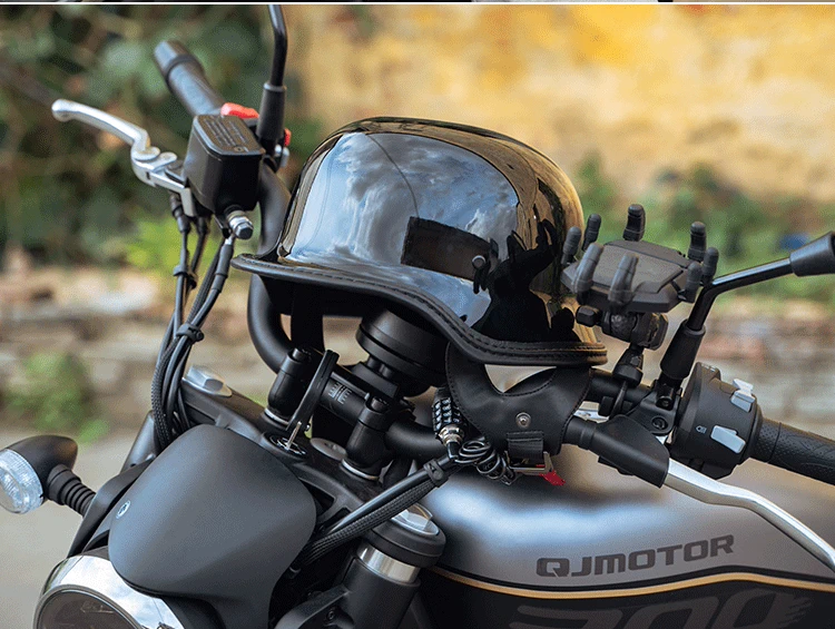 Motorcycle Retro Helmet Half Helmet Scoop Helmet | Shopee Philippines