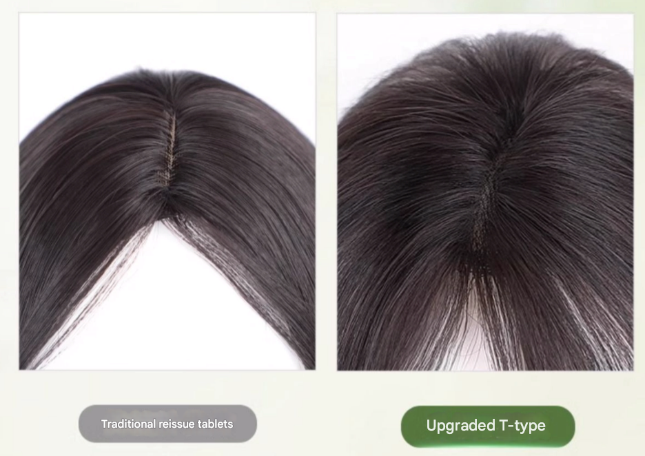 Korean Invisible Bangs Wig - 25cm Fluffy Hairpiece for Women, 8-Shaped ...