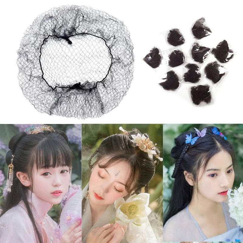 100 PCS Invisible Hair Nets - High Elasticity Fine Mesh Wig Caps for ...