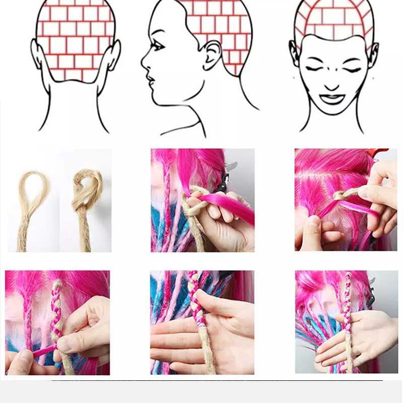 20CM Crochet Braids - Soft Faux Locs Hair Extensions, Natural Afro ...