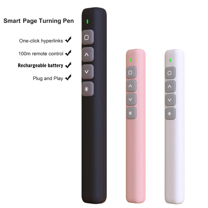 2.4GHz Wireless Presentation Clicker Powerpoint Pen USB Remote Control ...