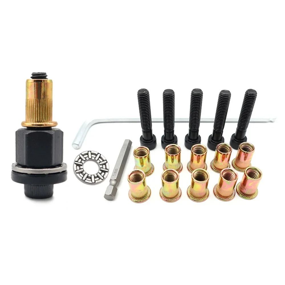 JOLEONS 11Pcs/Set Hand Rivet Nut, M3 M4 M5 M6 M8 M10 Easy Installation ...