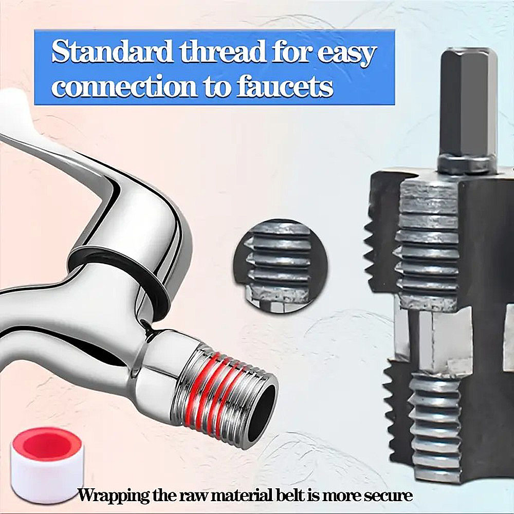 4/6 Water Distribution Pipe Inner Hole Opener Is A Pipe Threading Tool Used For PPR And PPE Pipe ...