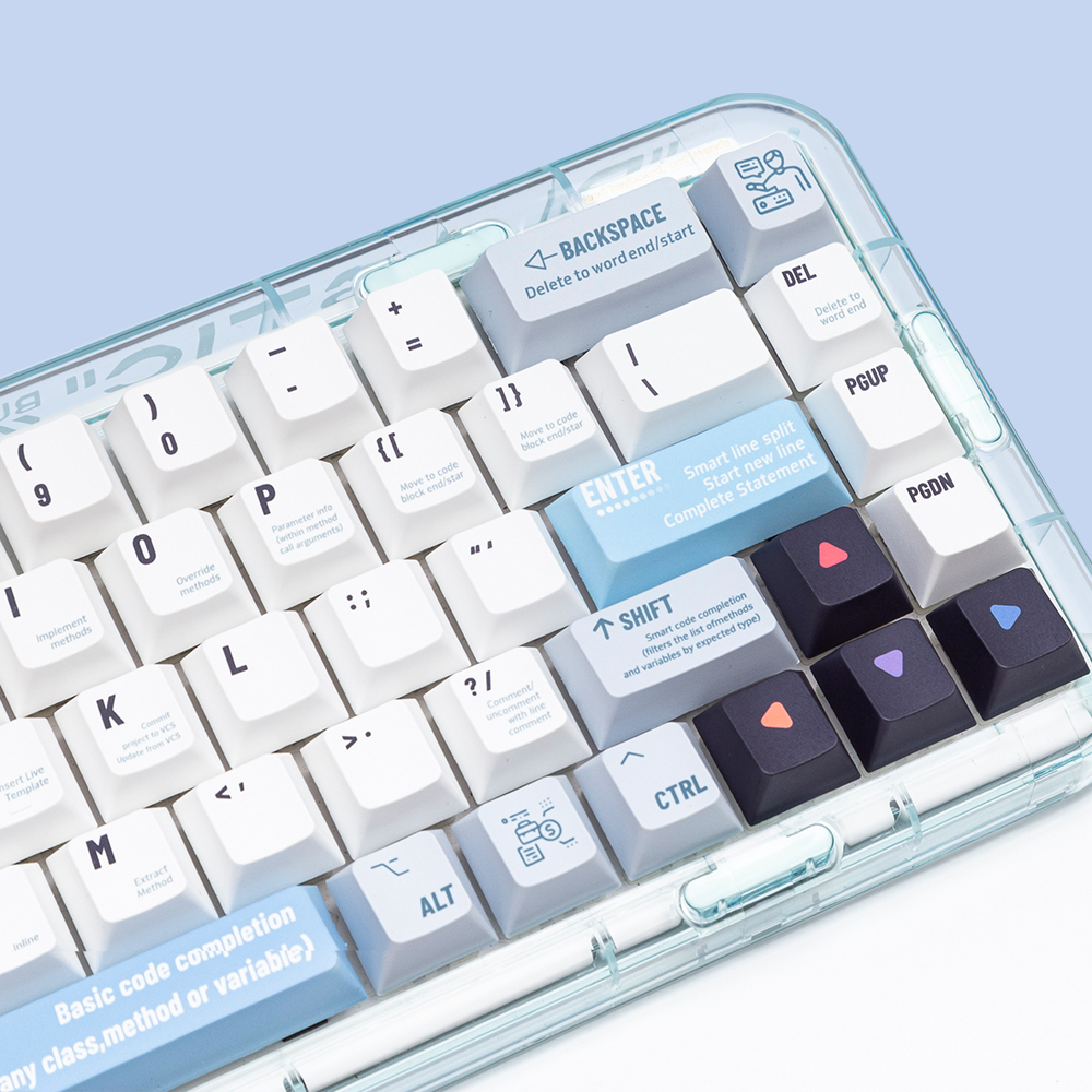 Black Programmer-996 Keycaps 133-key PBT Set Cherry Profile Keycaps ...