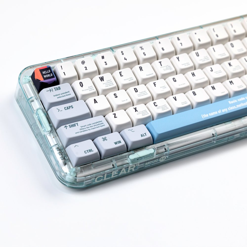 Black Programmer-996 Keycaps 133-key PBT Set Cherry Profile Keycaps ...